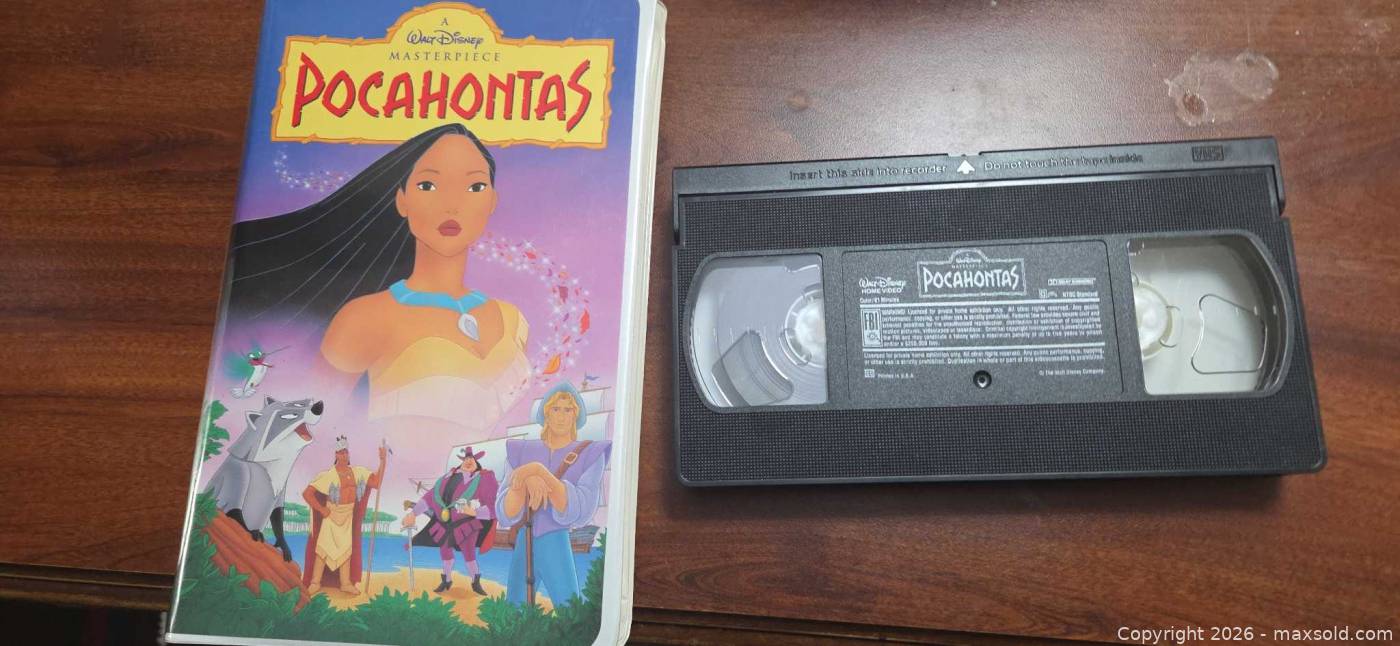 Walt Disney Masterpiece Pocahontas VHS | Maxsold