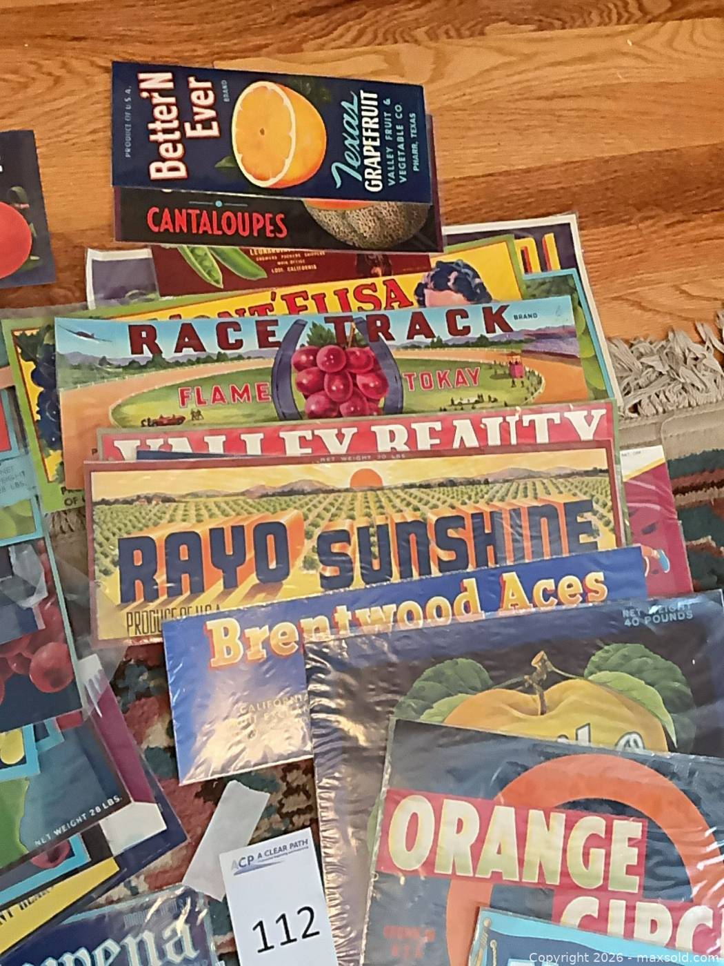 Fruit crate labels, Apollo magazines, postcards, stamps | Maxsold