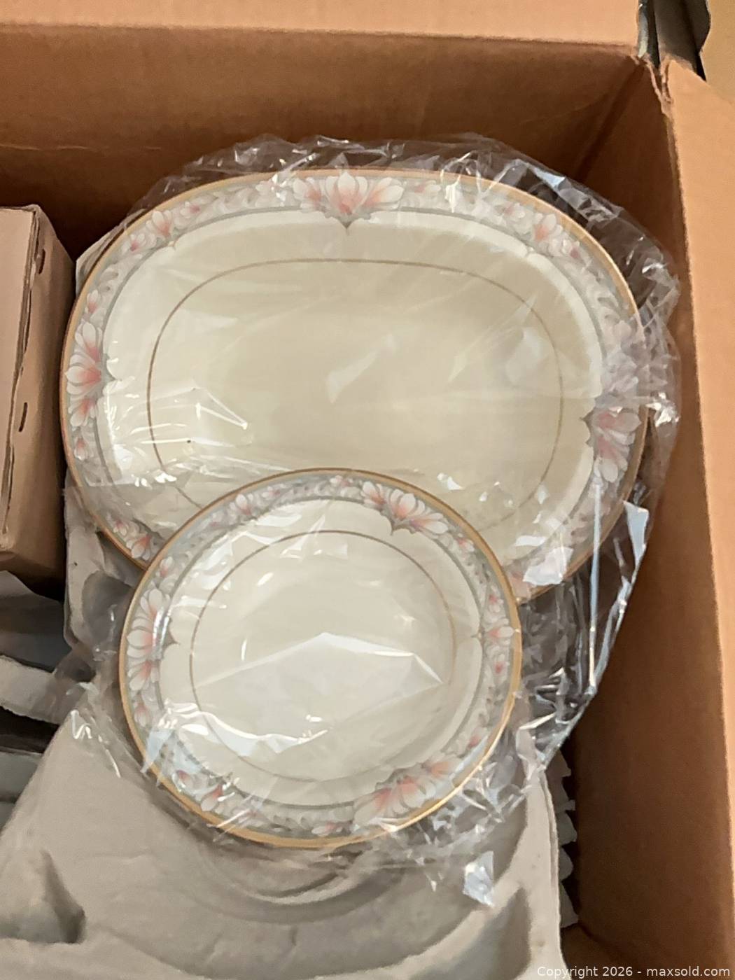 Noritake Pink Floral China And Oneida 65-Piece Flatware | Maxsold
