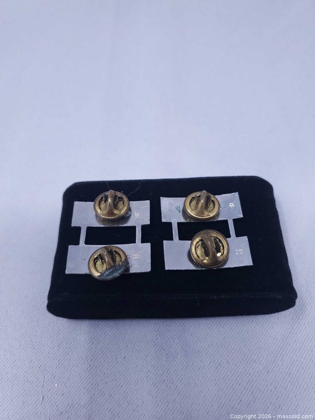 Military Captain Rank Insignia Bars Pair | Maxsold
