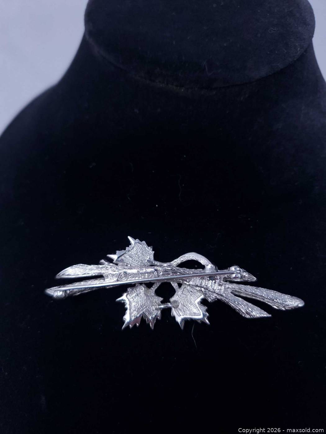 Boucher Maple Leaf Branch Brooch | Maxsold
