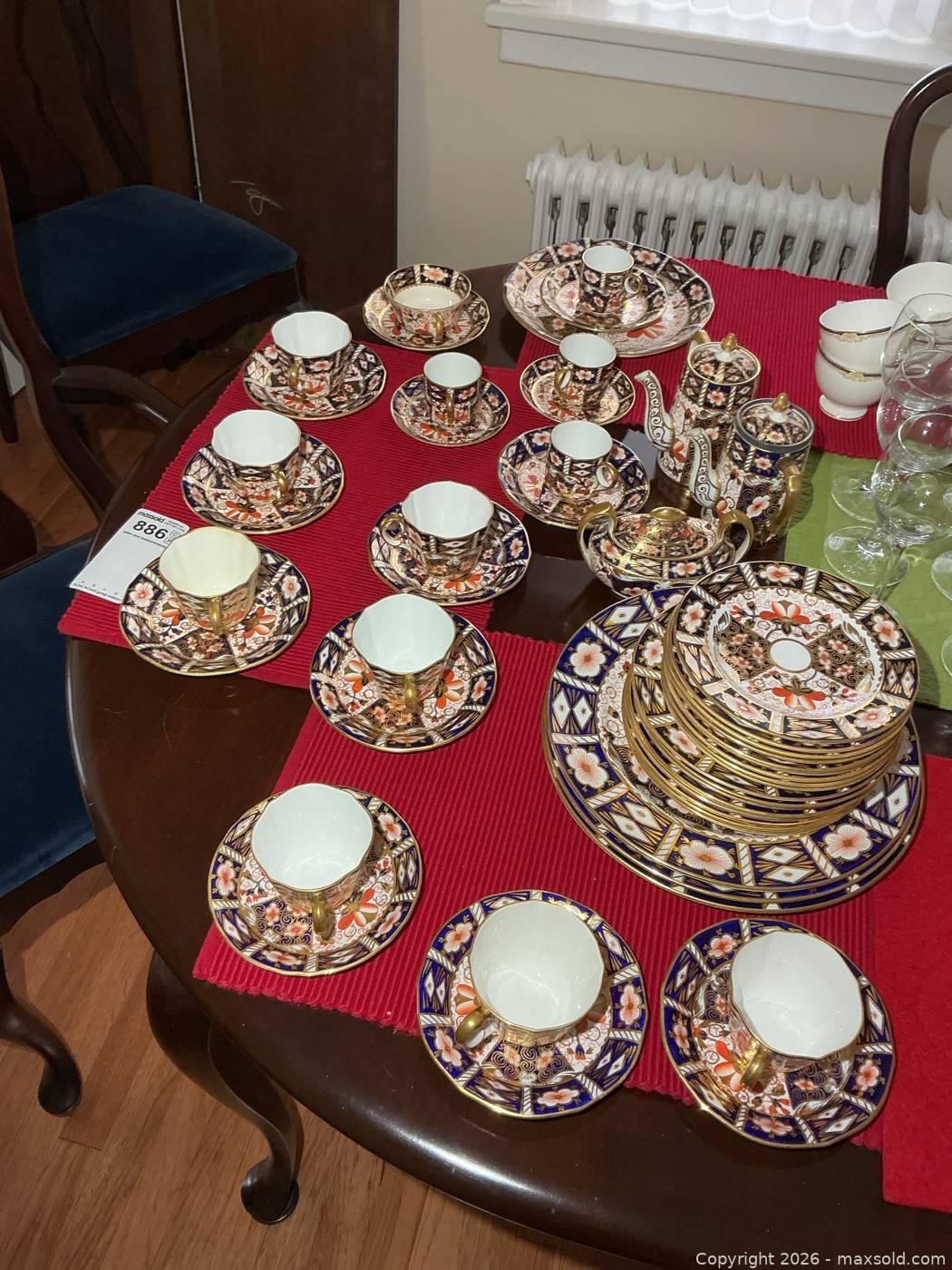 Royal Crown Derby 51-Piece China Set | Maxsold