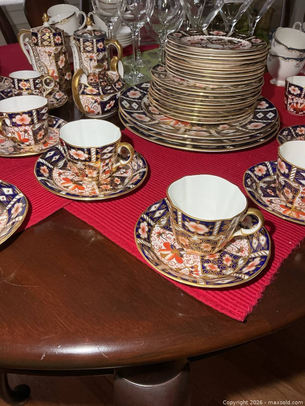 Royal Crown Derby 51-Piece China Set | Maxsold