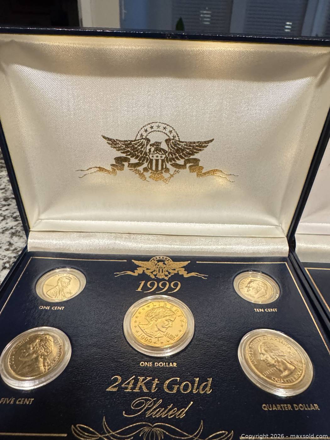 1999 and 2000 24Kt Gold-Plated Coin Sets | Maxsold