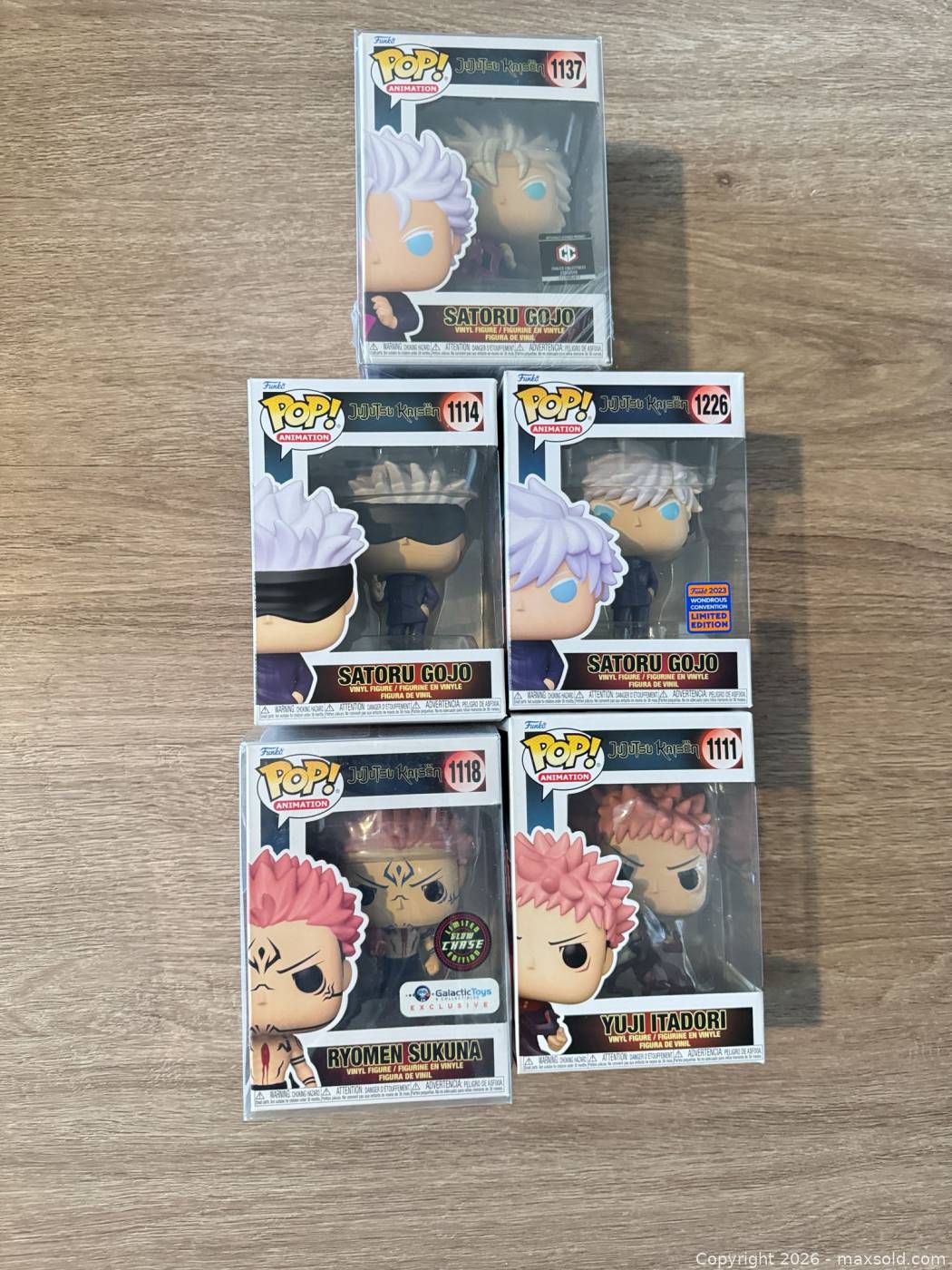 Funko Pop! Animation Jujutsu Kaisen Figures | Maxsold