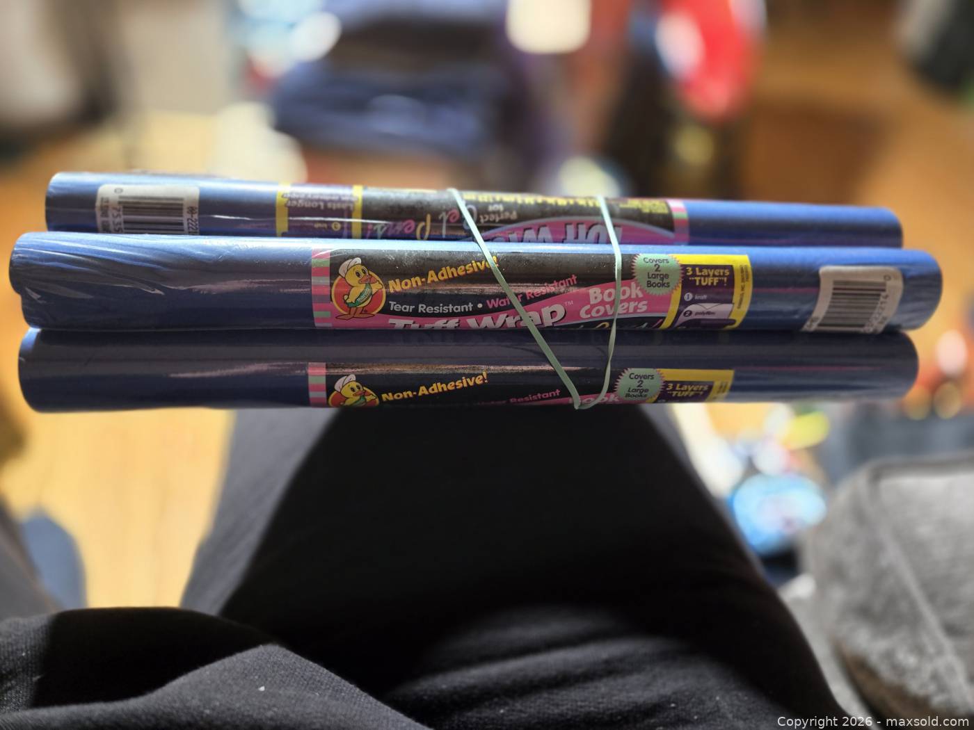 Non-adhesive Blue Book Cover Rolls, 4 | Maxsold