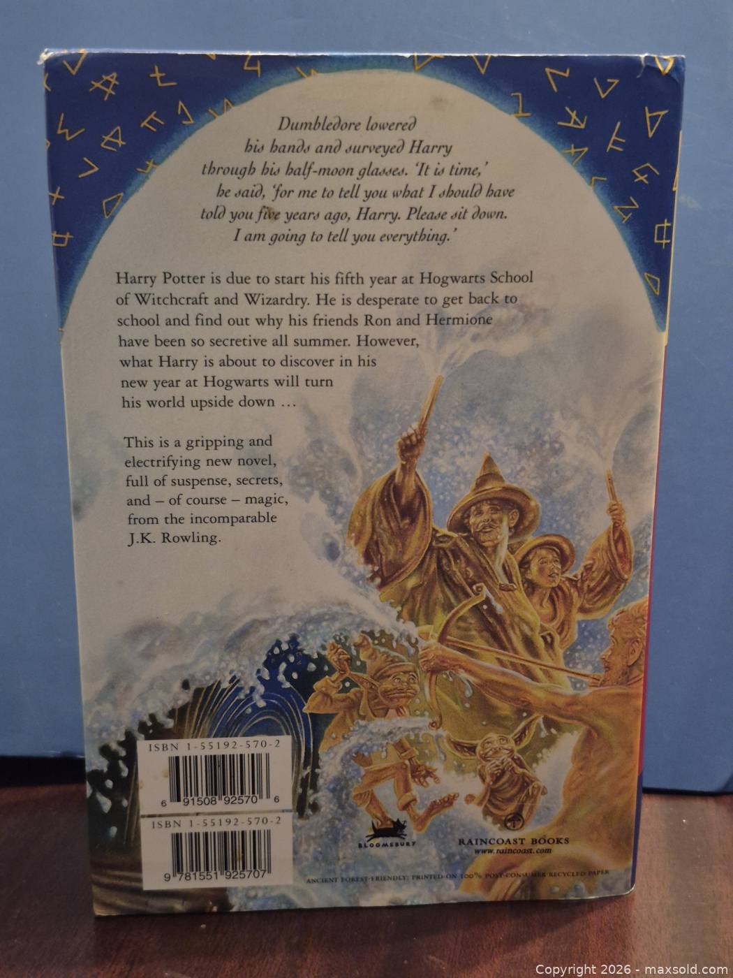 Harry Potter and the Order of the Phoenix First Canadian Edition ...