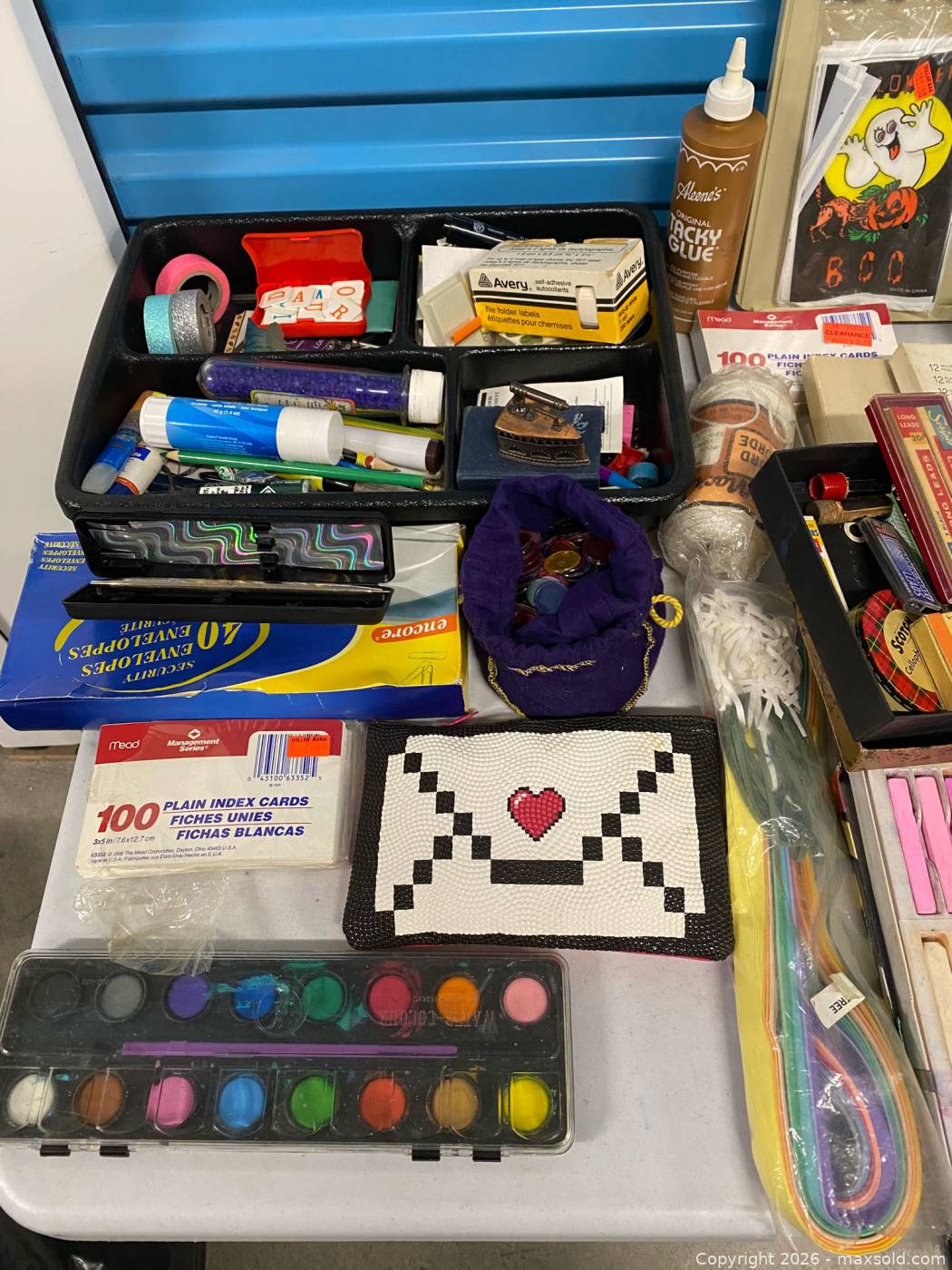 Large mixed craft and art supply lot | Maxsold