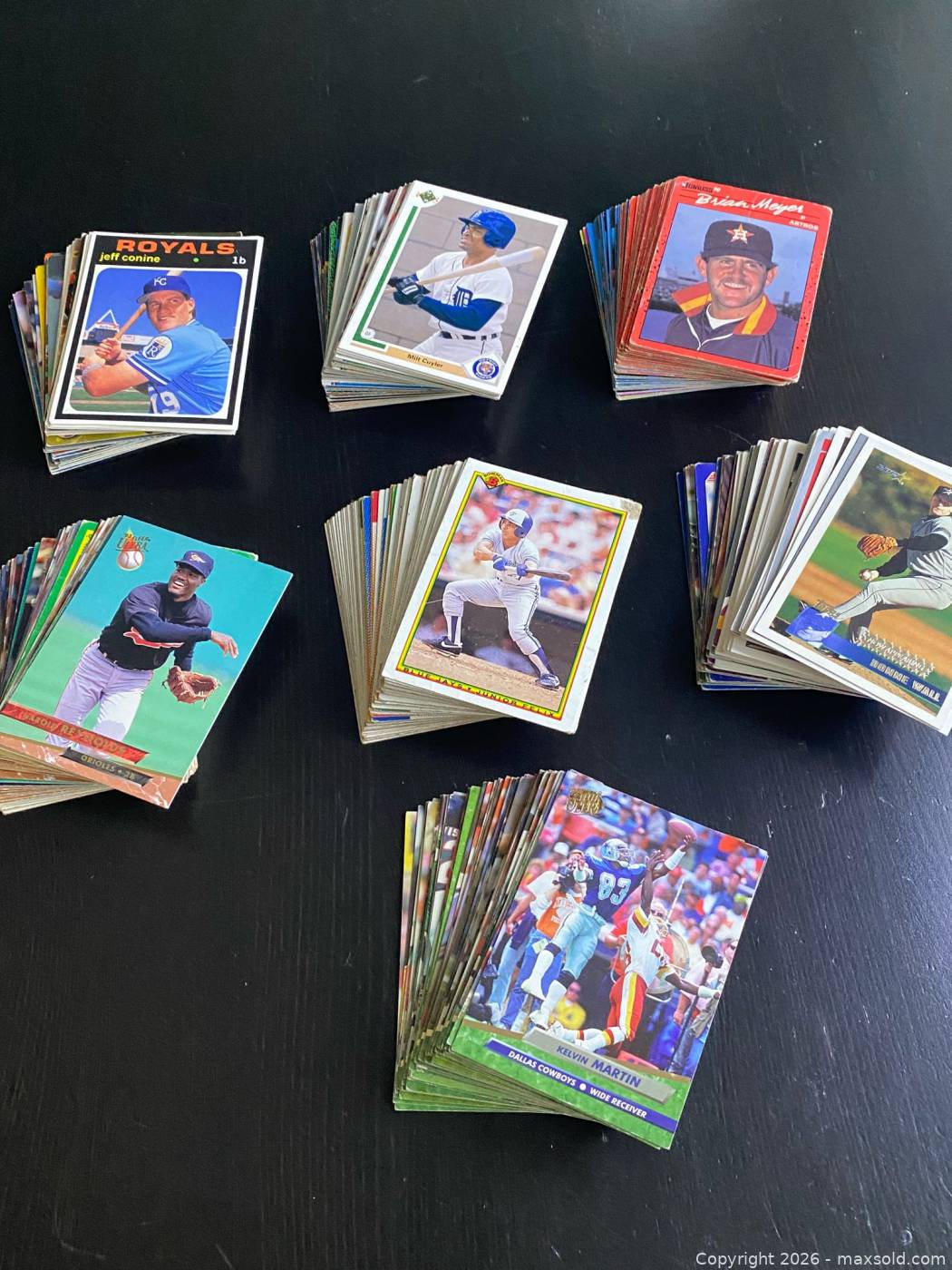 340 vintage baseball & football trading cards 1972-1991 | Maxsold