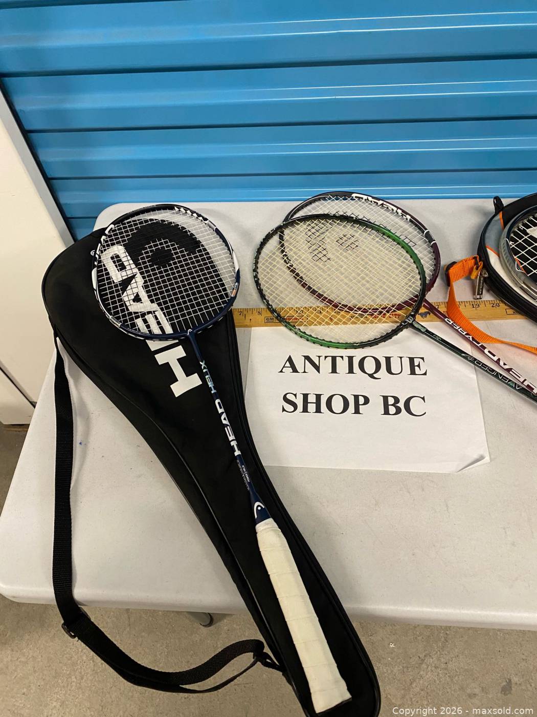 Badminton rackets Head Dunlop ProKennex with covers | Maxsold