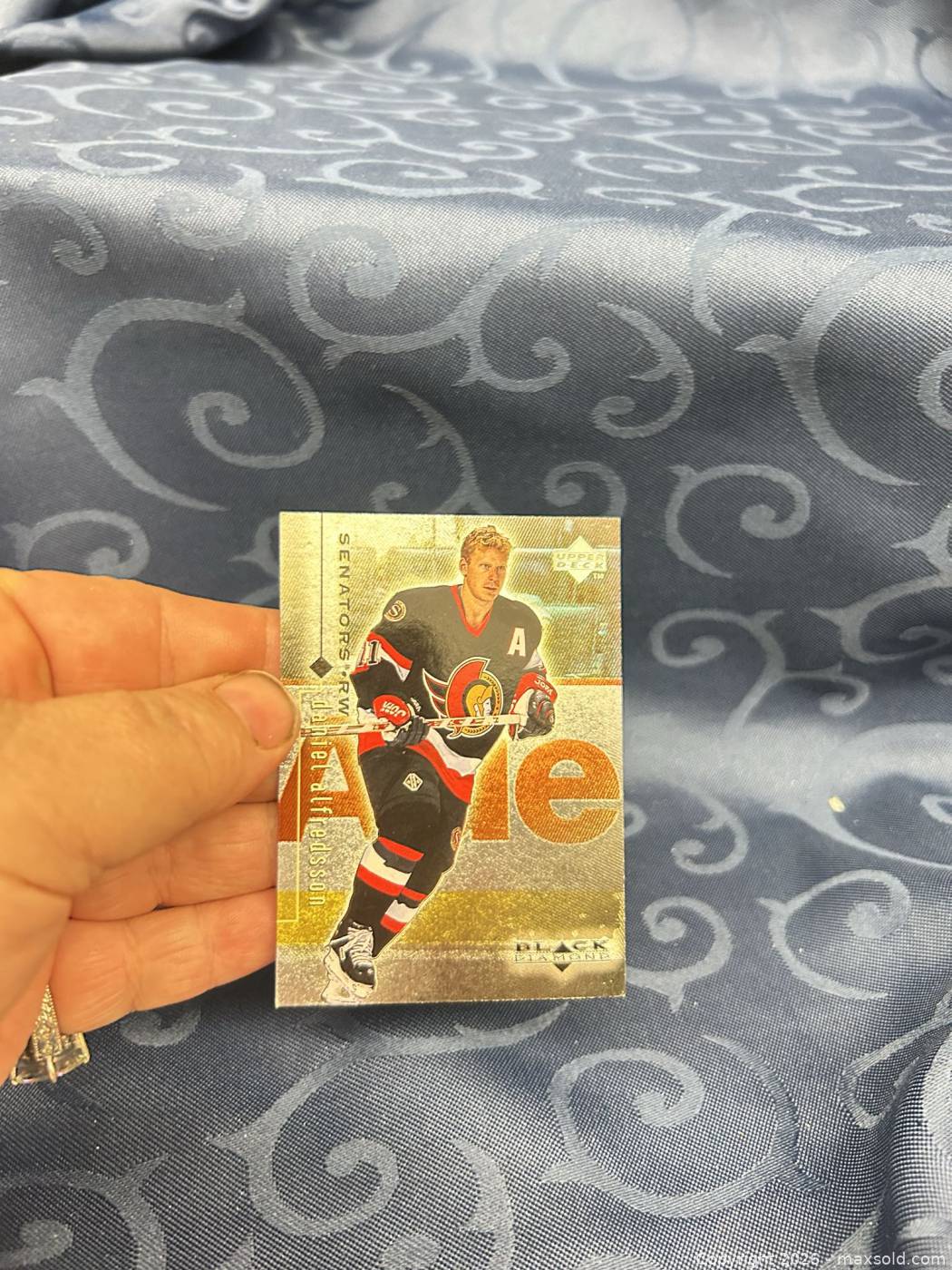 Daniel Alfredsson Upper Deck Black Diamond card #61 | Maxsold