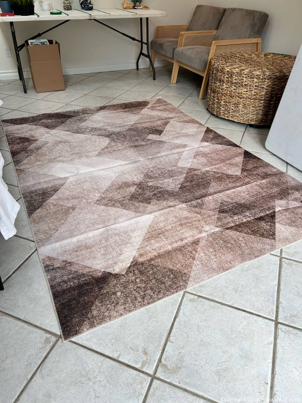 KOSHANI Sahara area rug plus matching runner | Maxsold