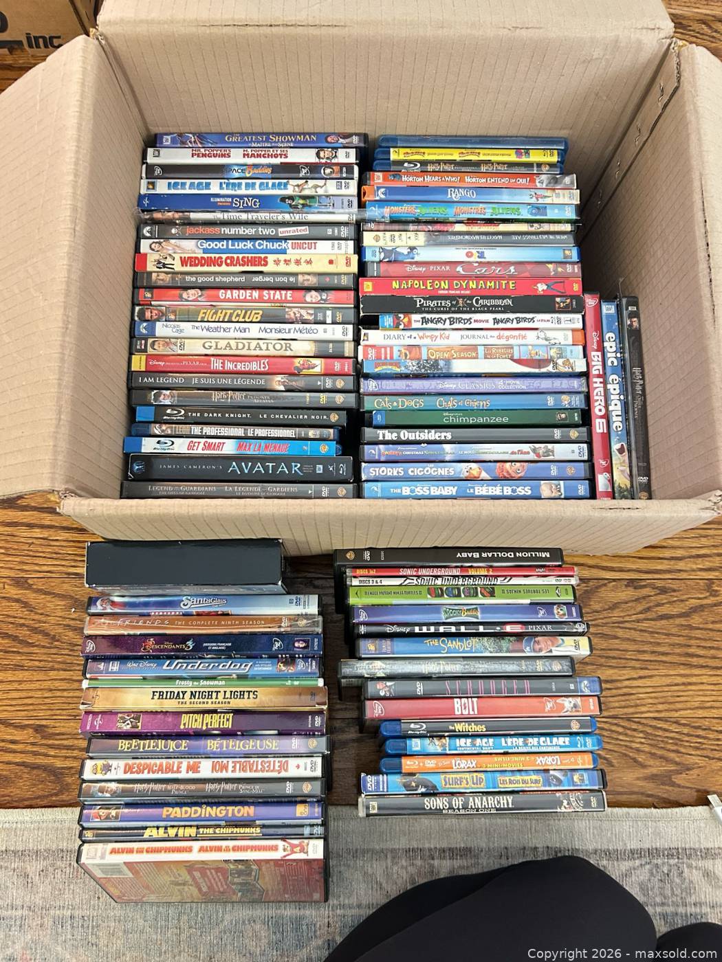 Mixed DVD & Blu-ray Movie and TV Lot, approx. 80 titles | Maxsold