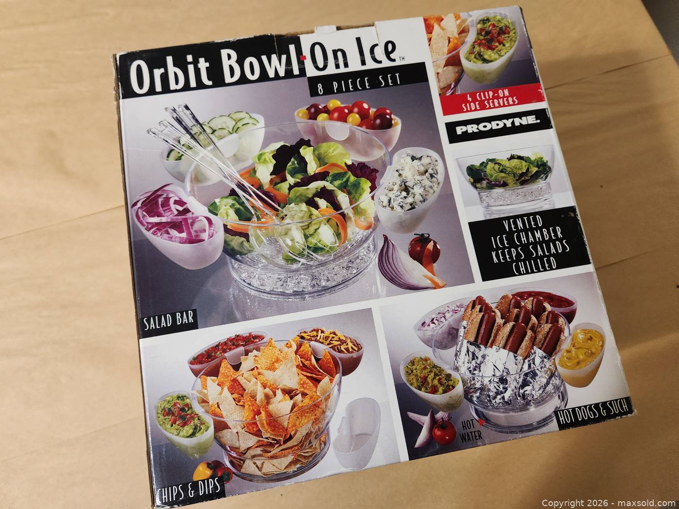 Prodyne Orbit Bowl On Ice 8-Piece Serving Set | Maxsold