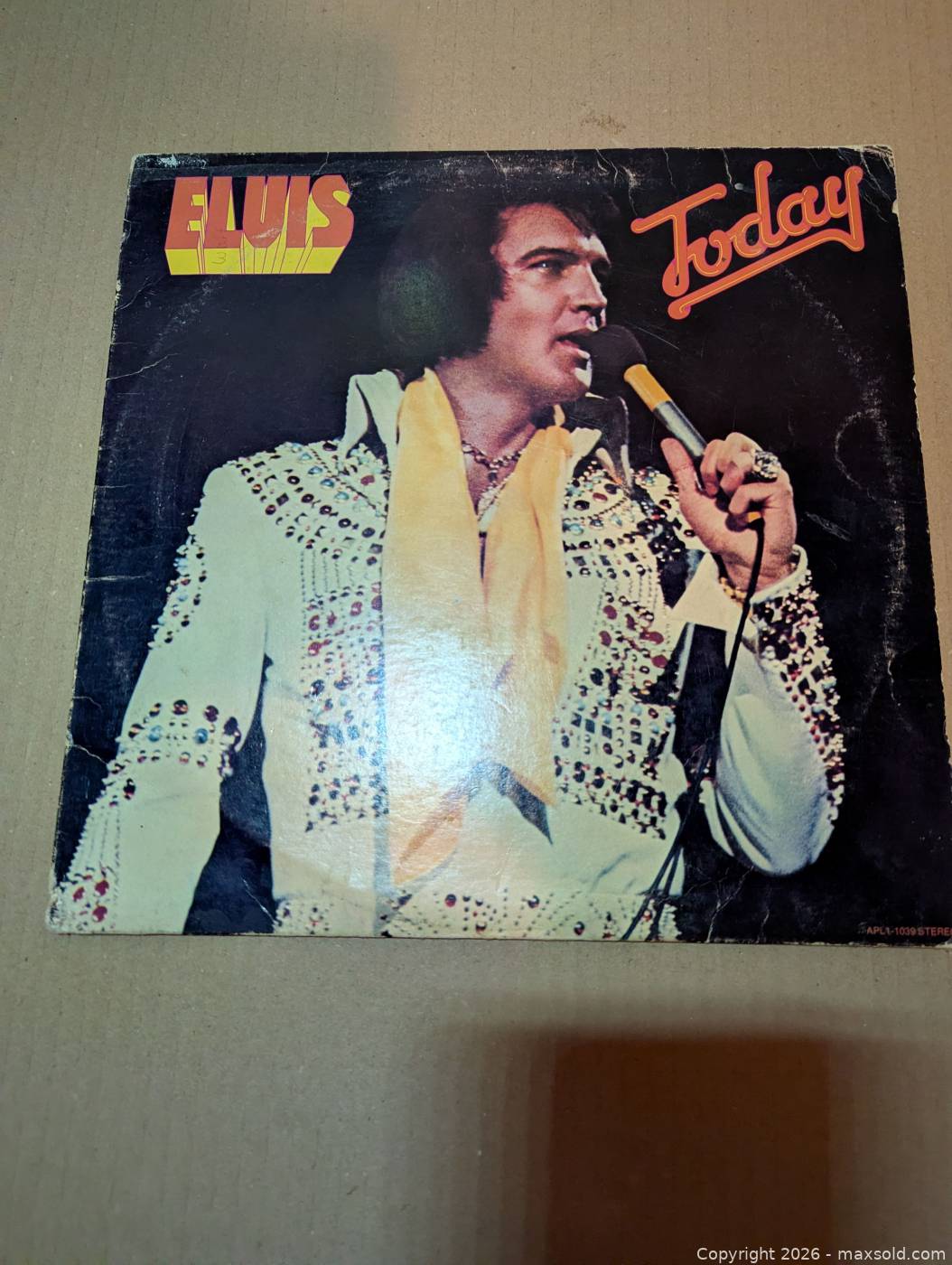 Elvis Presley “Today” vinyl LP 1975 | Maxsold