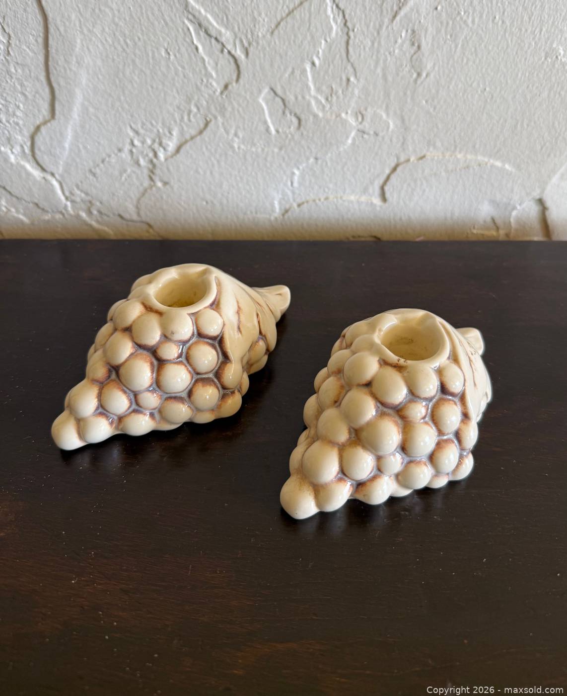 Vintage Red Wing RumRill grape candle holders | Maxsold