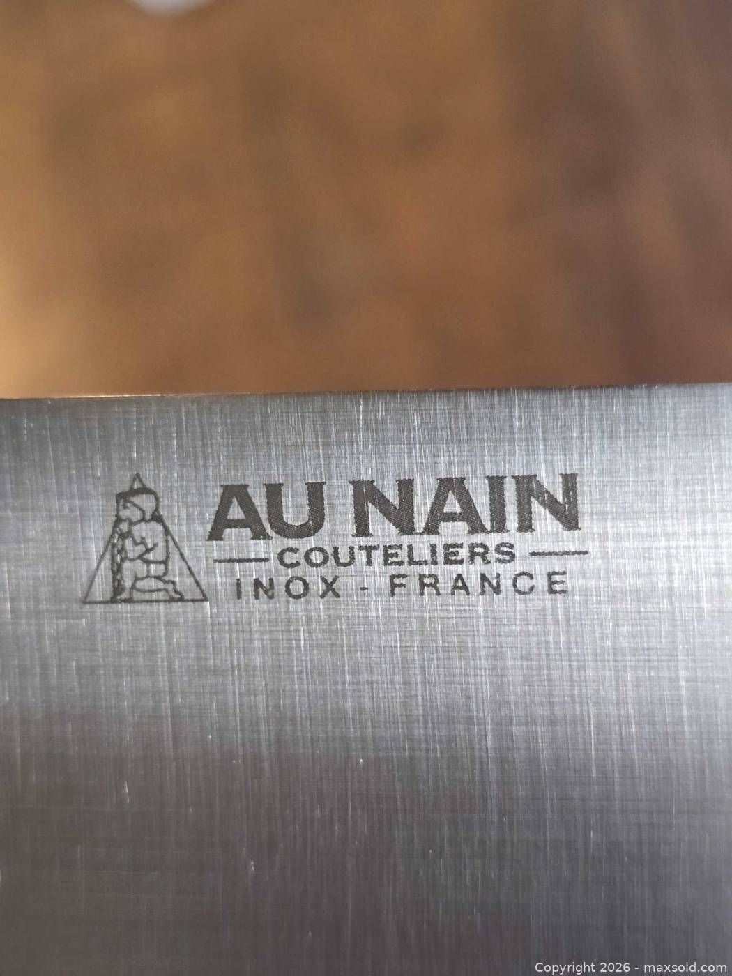 Au Nain double-handle cheese knife | Maxsold