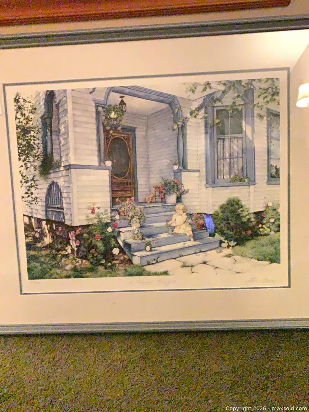 Signed Limited Edition Print “A Tender Thought” by Laura Berry 384/750 ...