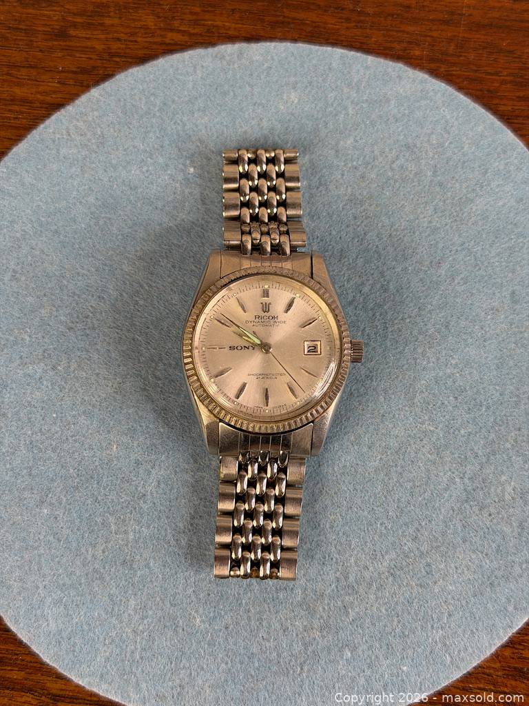 Vintage Ricoh Dynamic Wide Sony Automatic Watch | Maxsold