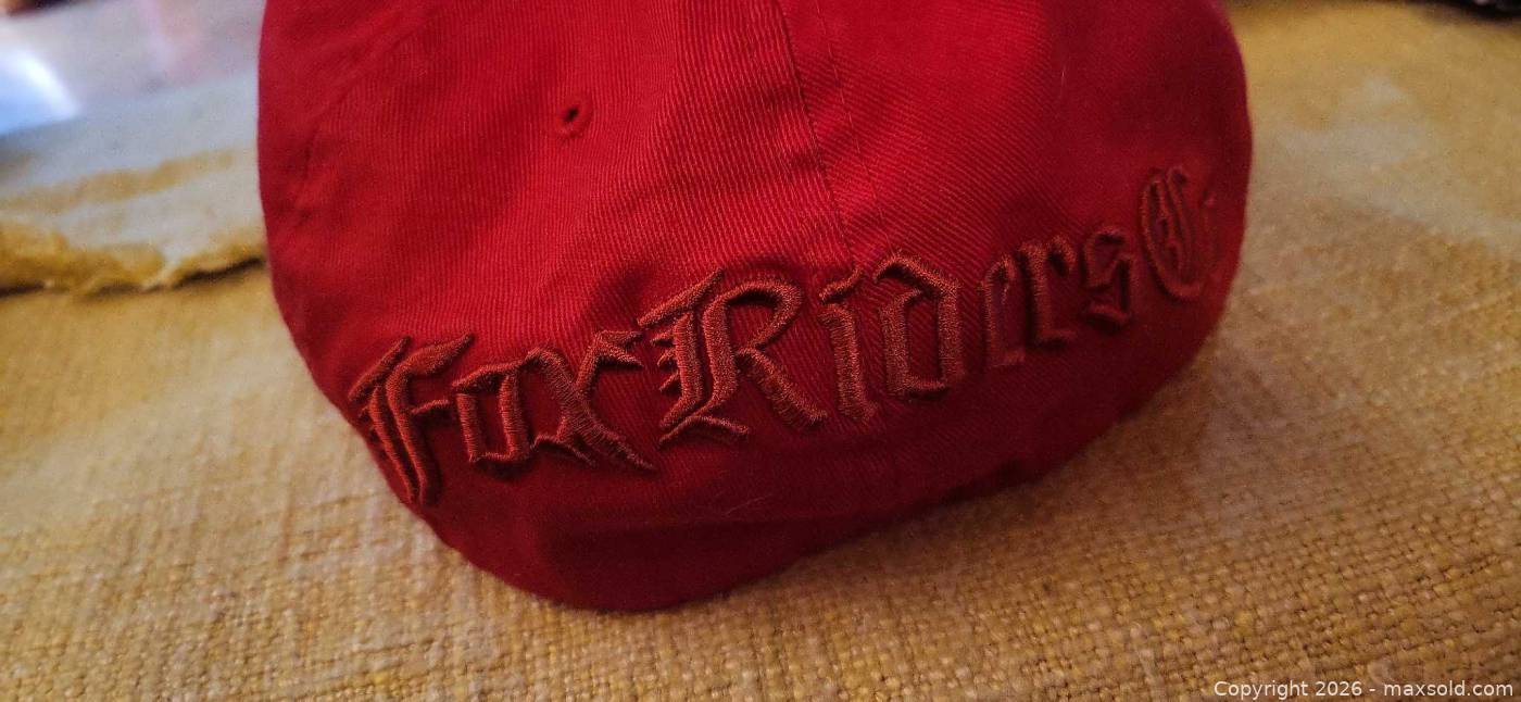 Fox Racing red Flexfit trucker hat L/XL | Maxsold