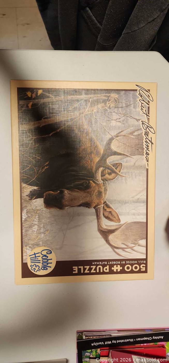 Cobble Hill Robert Bateman Bull Moose 500-Piece Puzzle | Maxsold