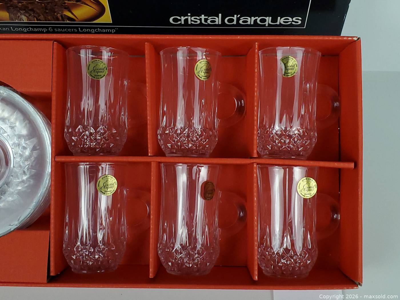 Cristal d'Arques Longchamp 12-piece tea & espresso set | Maxsold