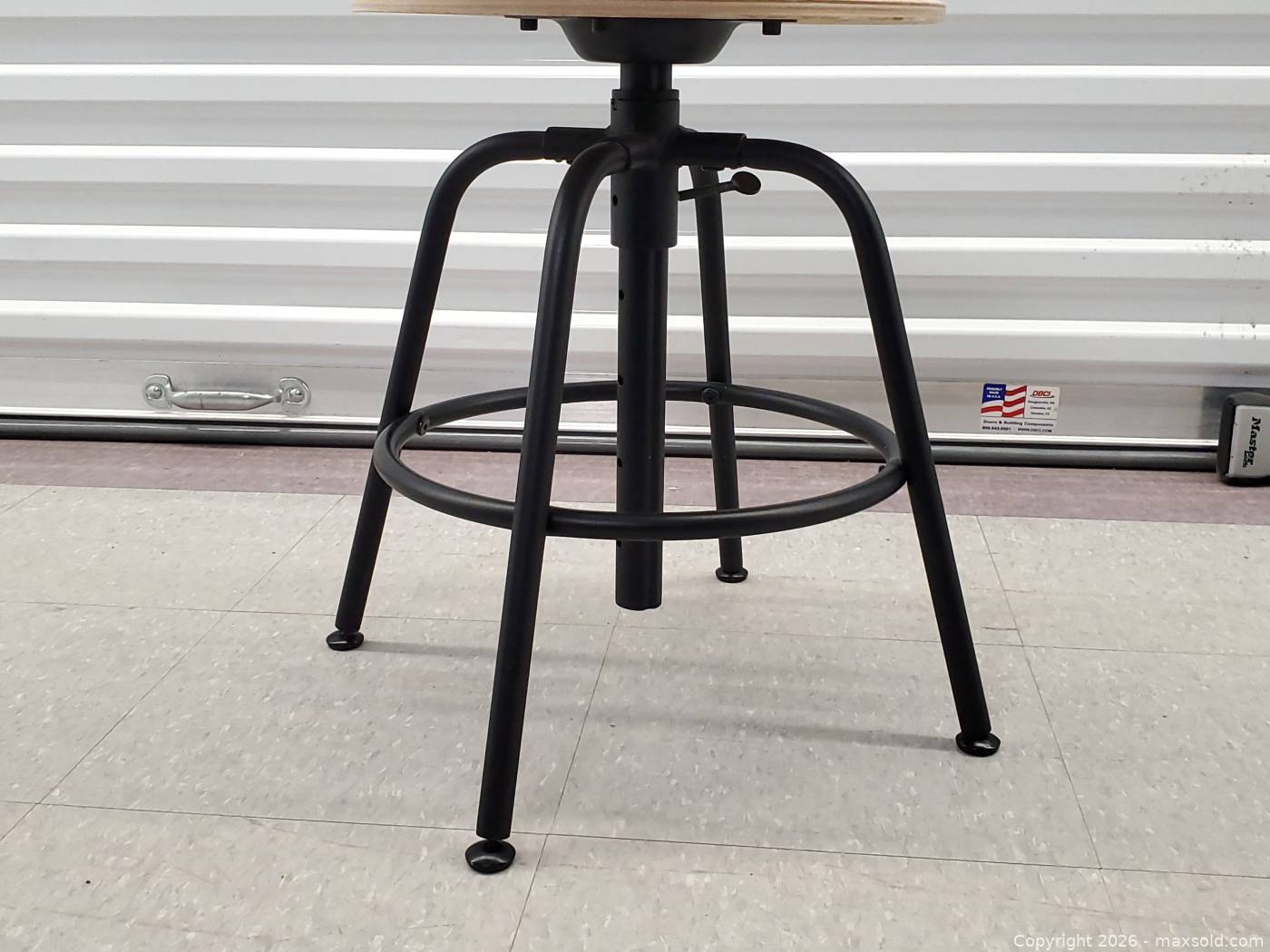 IKEA KULLABERG height-adjustable swivel stool | Maxsold