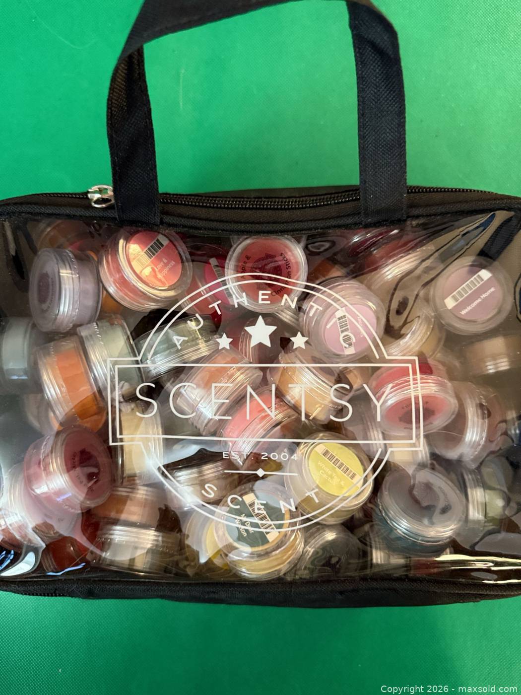 Scentsy wax sample pods with clear bag | Maxsold