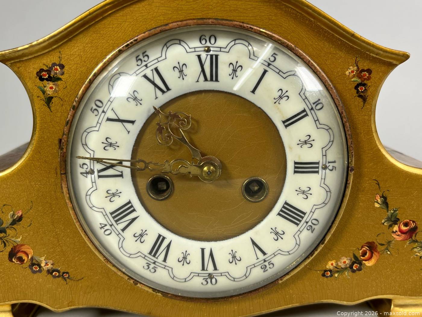 Vintage German Rensie pendulum mantel clock | Maxsold