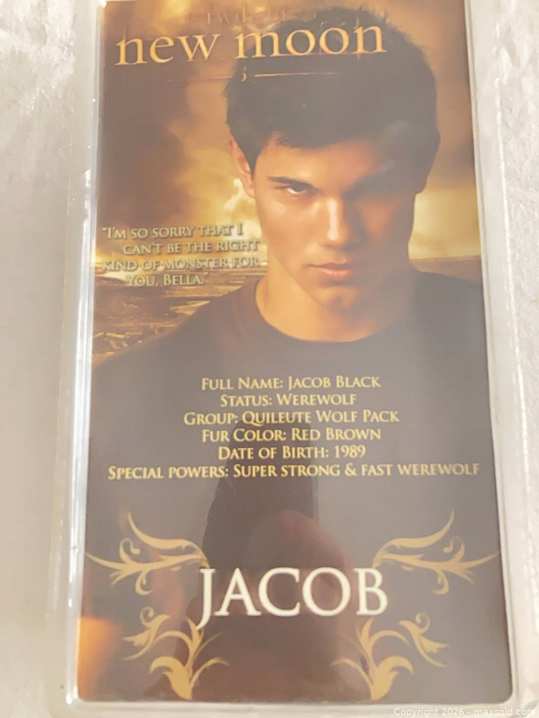 Twilight New Moon Jacob 6" action figure | Maxsold