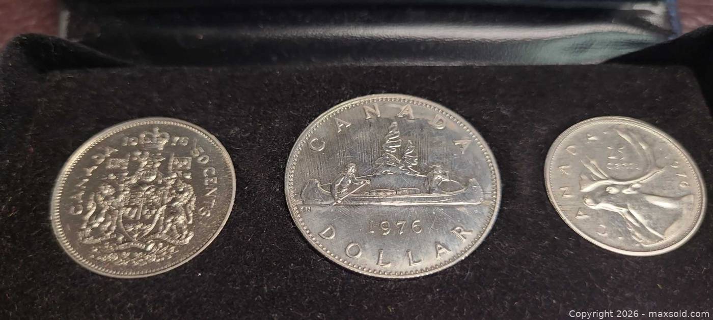 1976 Royal Canadian Mint 7-piece coin set | Maxsold