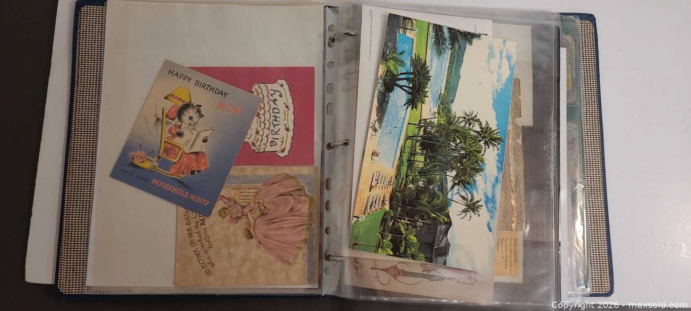 Stamp Album Supplements, Postcards And Ephemera Lot | Maxsold