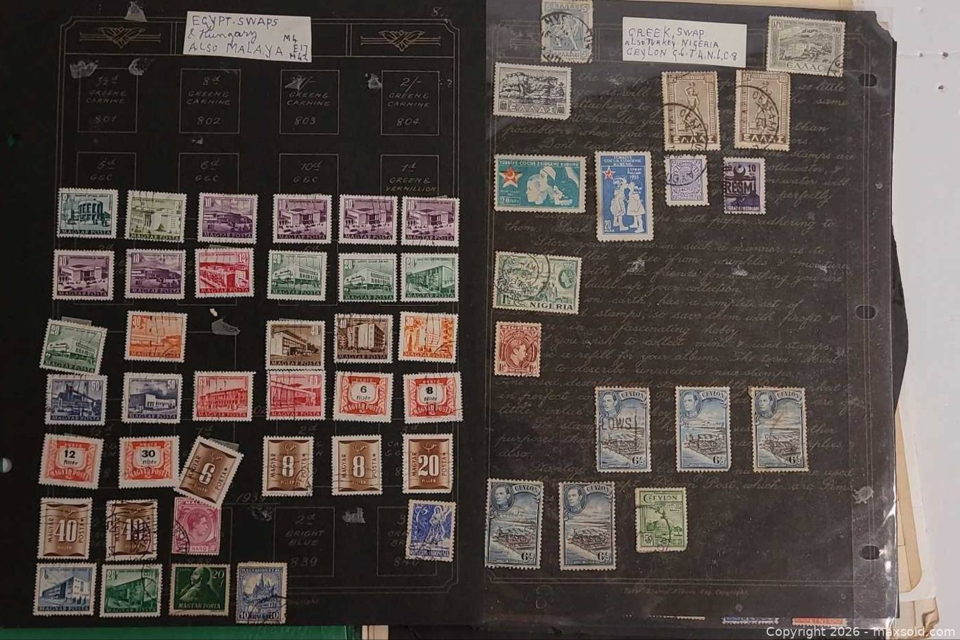 Mixed used postage stamp collection 300+ | Maxsold