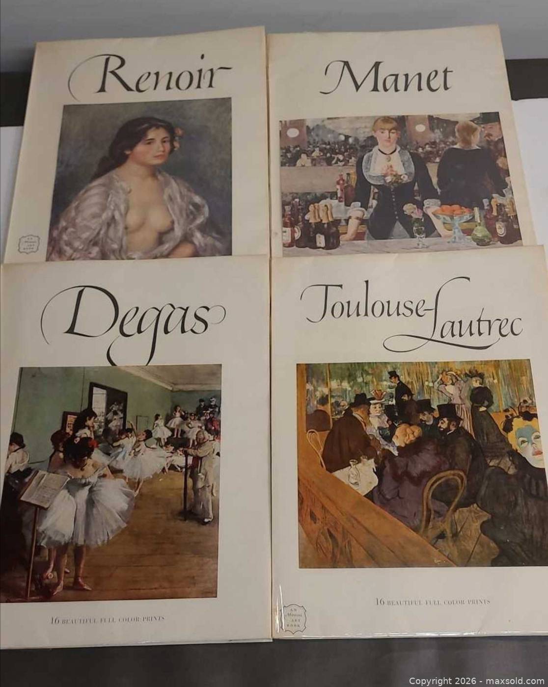 Set of 4 Art Print Portfolios 1952-53 | Maxsold