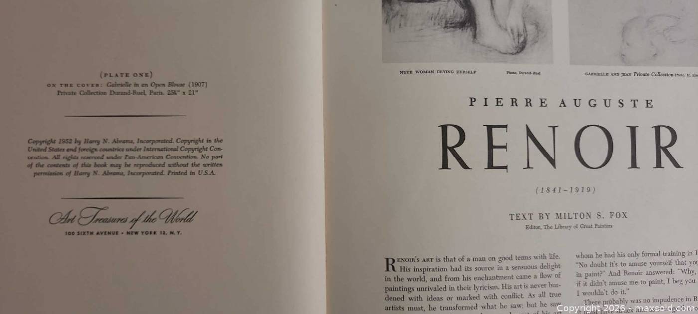 Set of 4 Art Print Portfolios 1952-53 | Maxsold