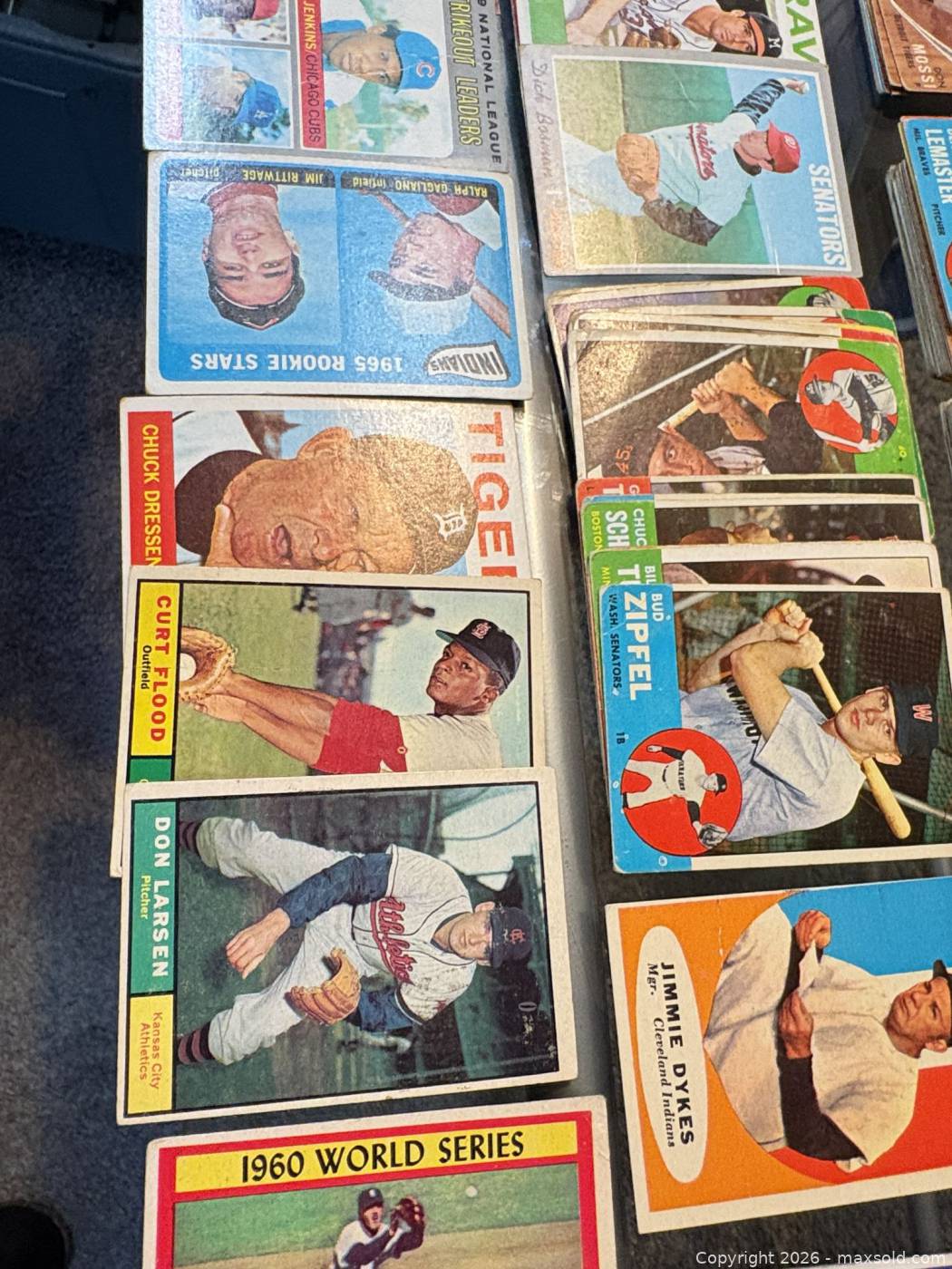 150+ vintage Topps baseball cards 1959-1965 | Maxsold