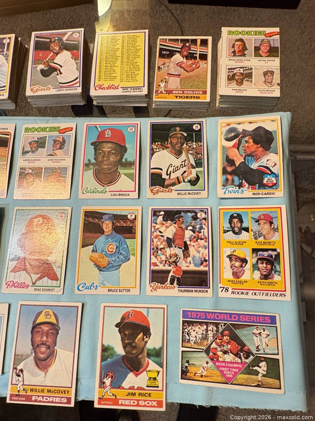 1970s Topps baseball card lot 250-300 | Maxsold