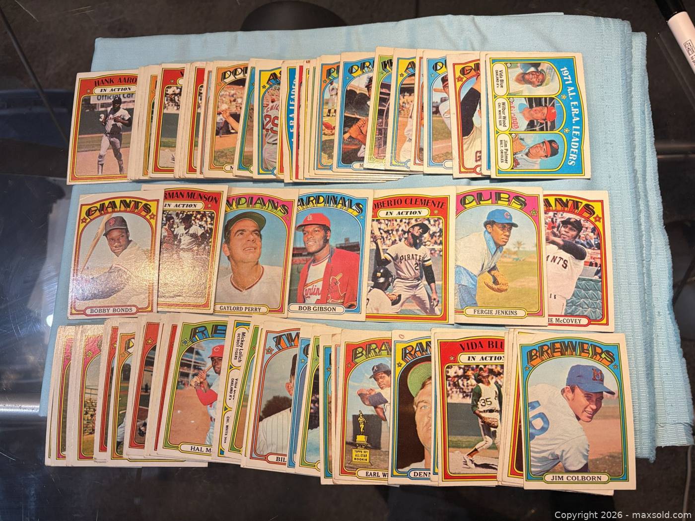 1972 Topps baseball cards lot 85-100 pcs | Maxsold