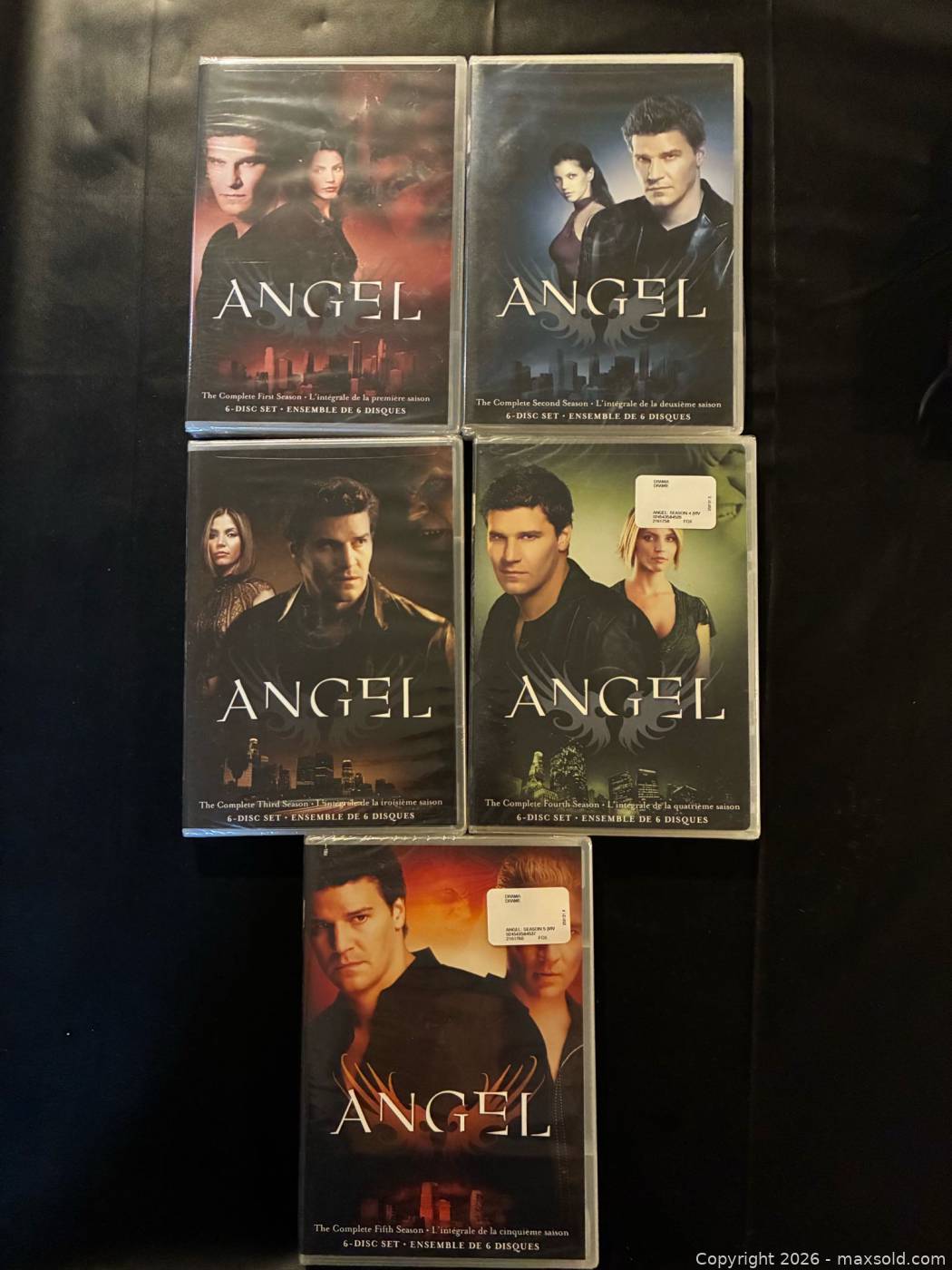 Angel TV Series Seasons 1-5 Sealed DVDs | Maxsold