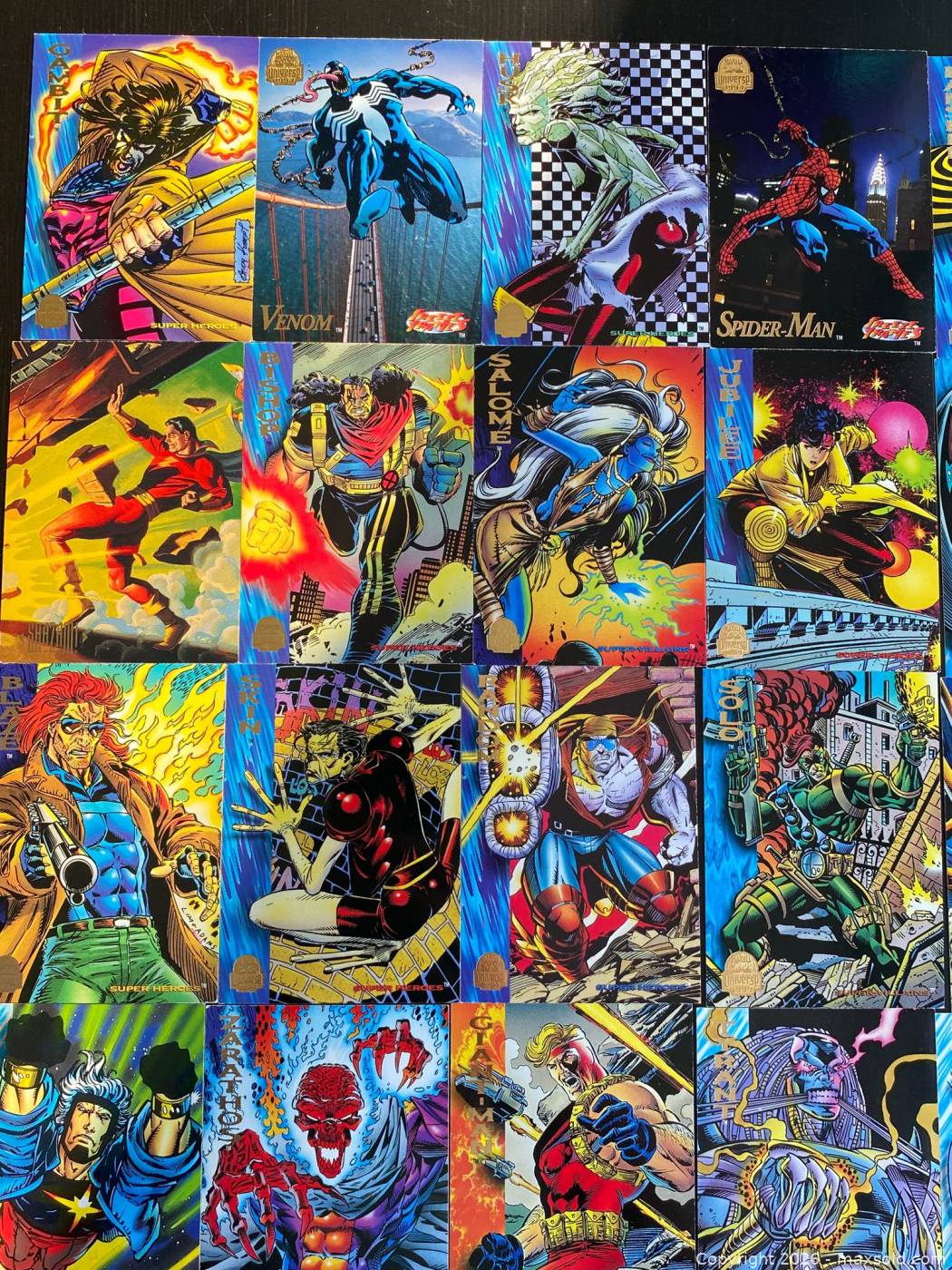 118 Marvel Masterpieces Trading Cards 1994 | Maxsold
