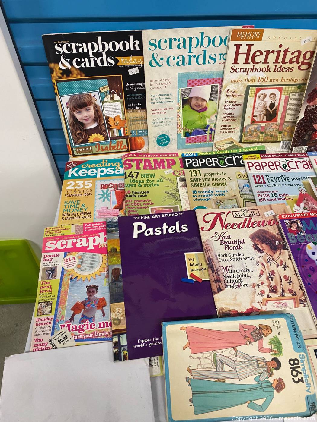 Scrapbooking, Papercraft & Craft Magazine Book Lot | Maxsold