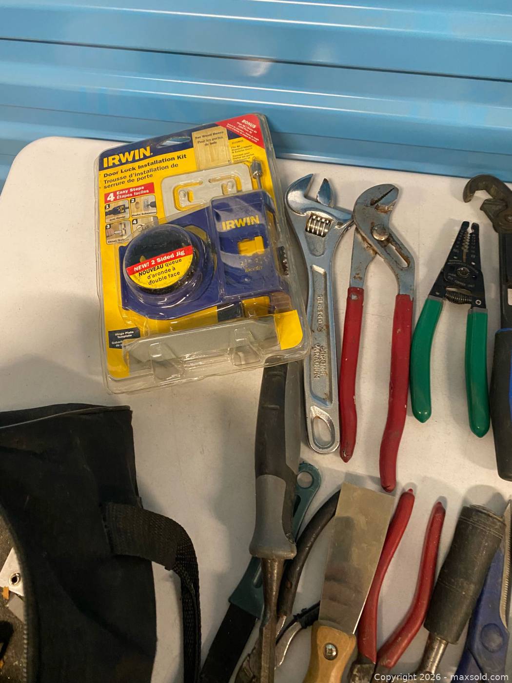 Large assorted hand tool lot with IRWIN lock kit | Maxsold