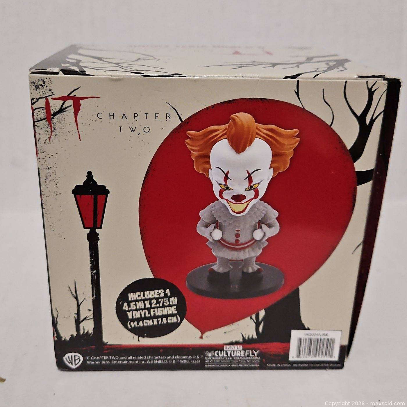 Culturefly IT Chapter Two Pennywise 4.5" Vinyl Figure 2019 | Maxsold
