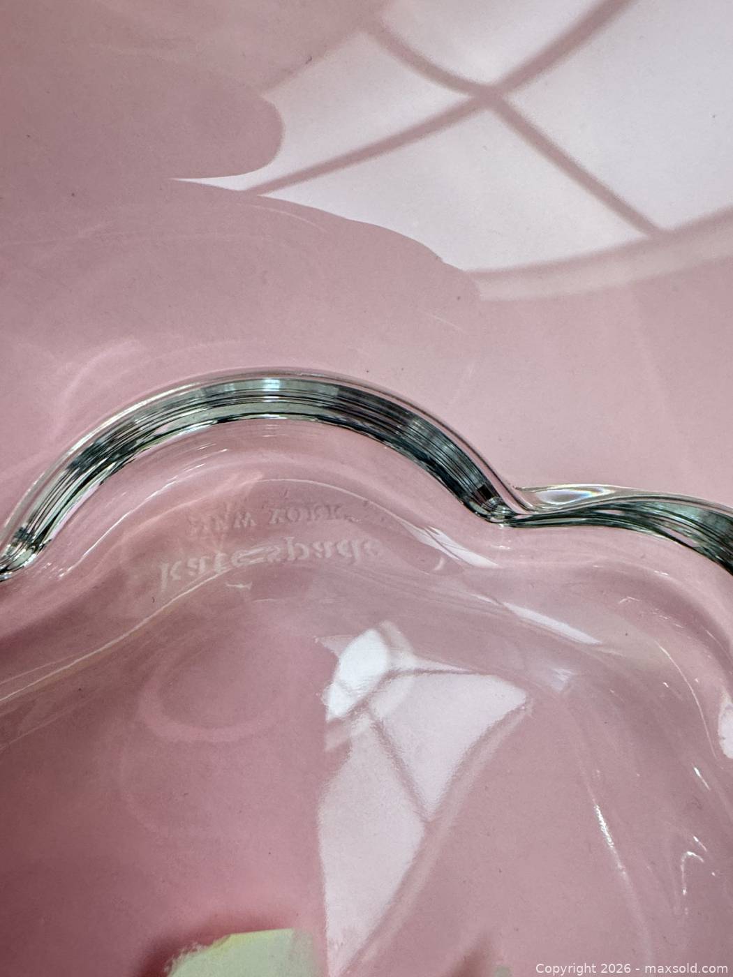 Kate Spade crystal bowl with box | Maxsold