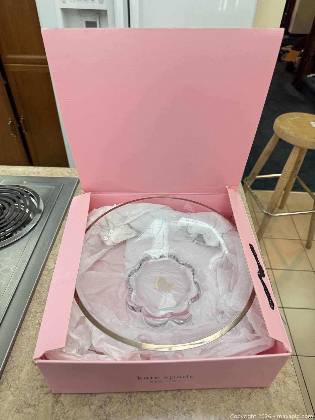 Kate Spade crystal bowl with box | Maxsold