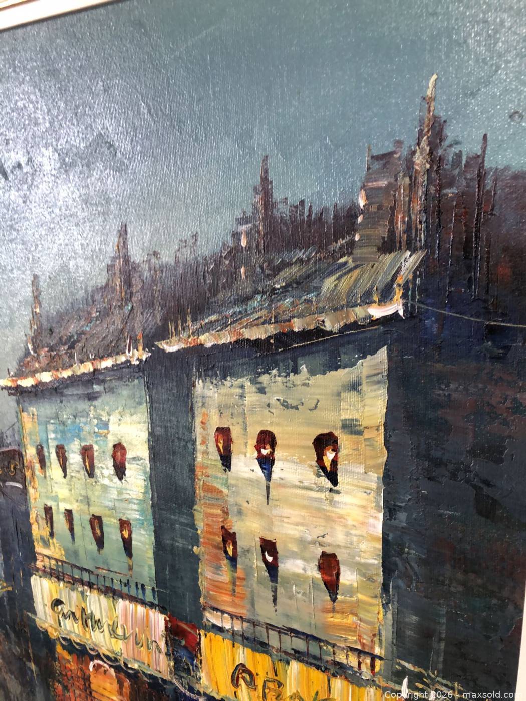 Signed H. Lemon oil painting on canvas | Maxsold