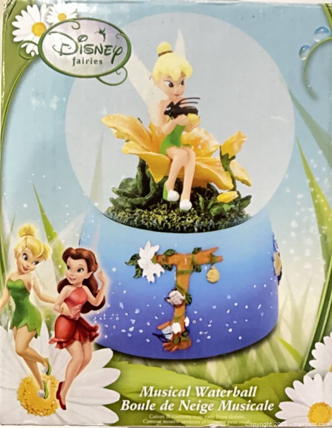 Disney Fairies Tinker Bell musical snow globe | Maxsold
