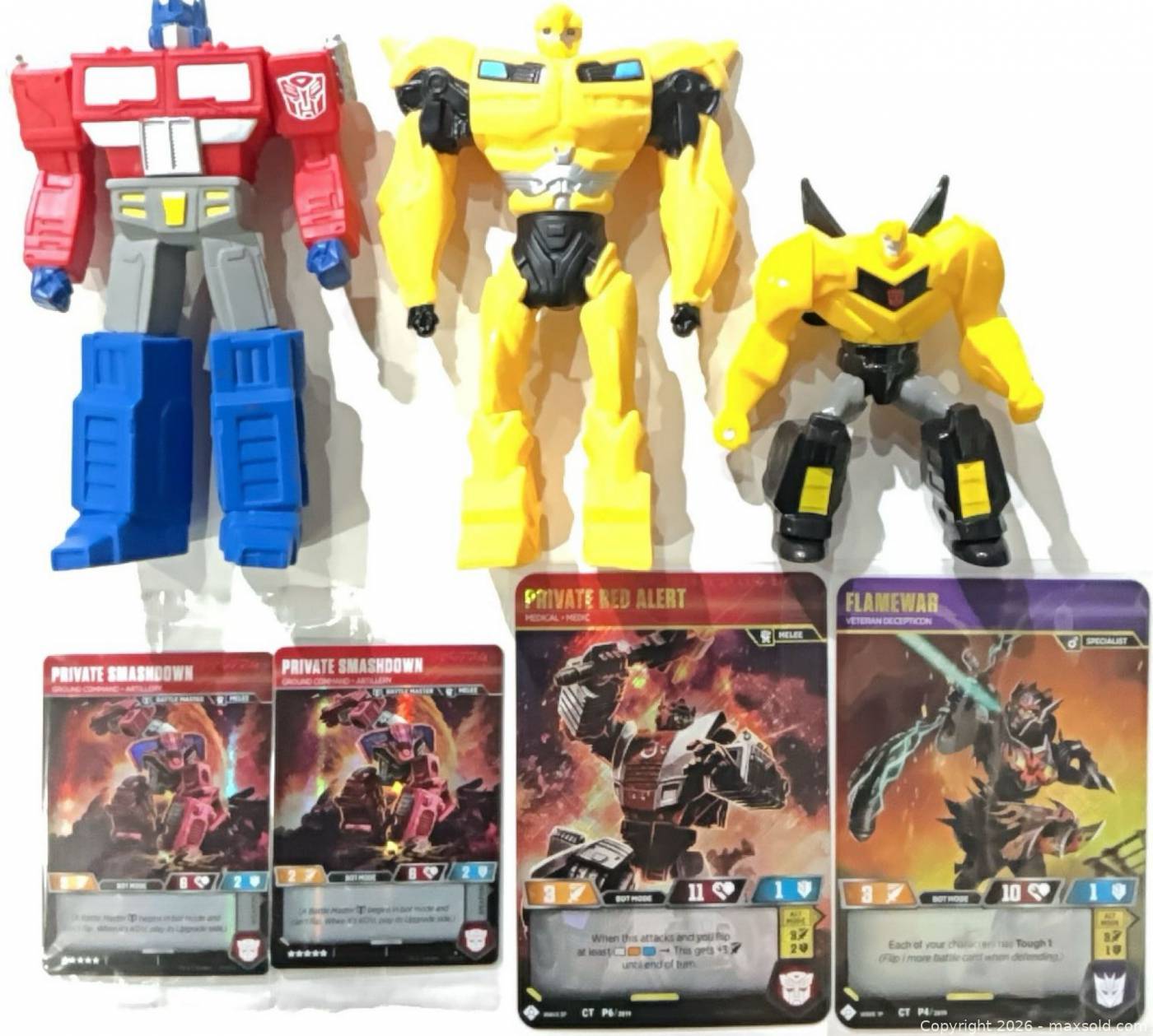 Transformers Figures & Trading Cards Lot | Maxsold