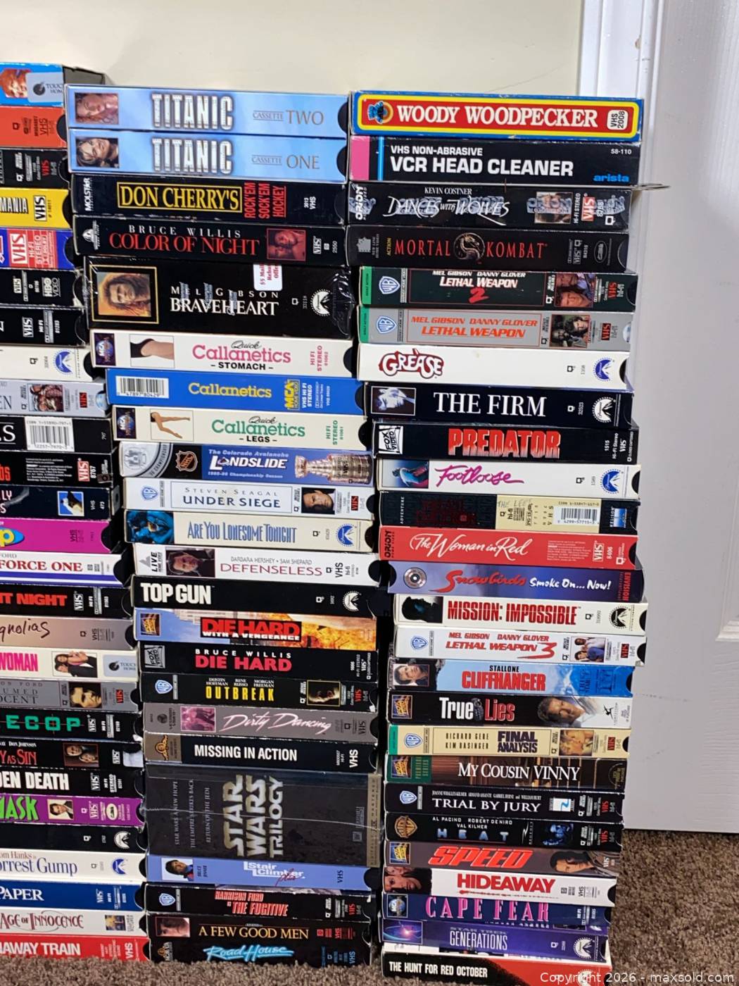 Assorted VHS tapes approx. 180 | Maxsold
