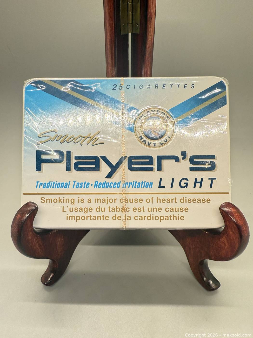 Sealed Player's Navy Cut Smooth Light cigarette tin 25-count | Maxsold